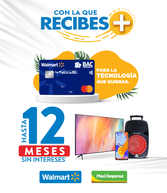 Tarjeta Walmart Platinum | BAC Credomatic